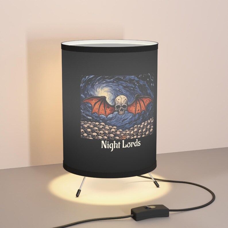 Night Lords Tripod Lamp, Night Lords Shade, Home Decor, Fantasy ...