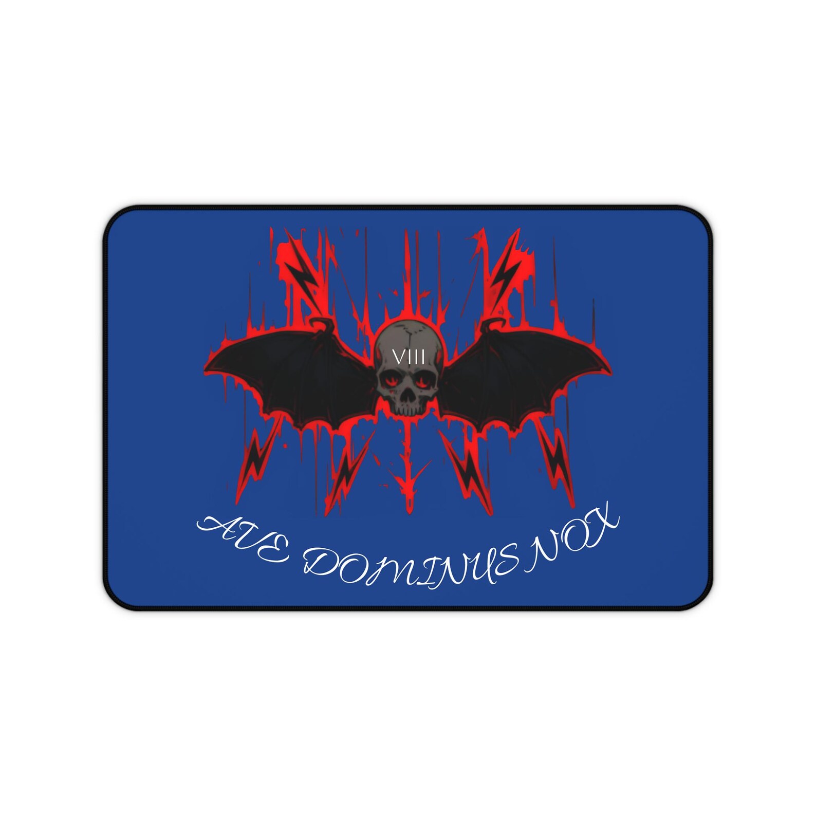 Blue Ave Dominus Nox Desk Mat, Aesthetic Mouse Pad, Unique Gaming Desk ...
