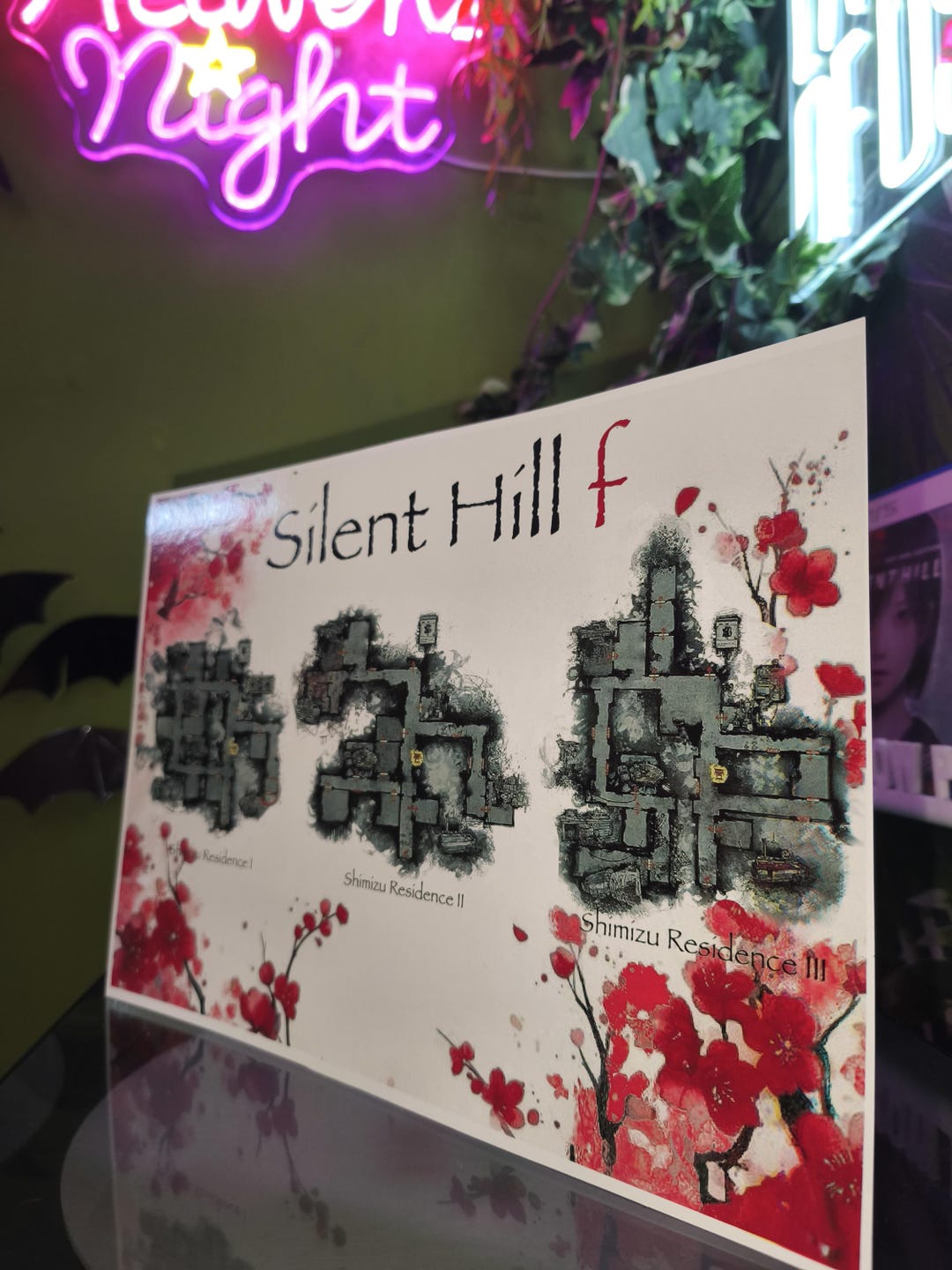 Silent Hill F: Lámina artística «Mapa de la residencia Shimizu» - Etsy ...
