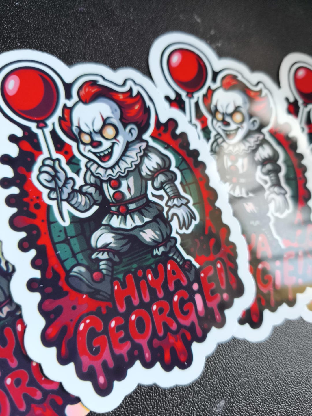 IT Pennywise Sticker _ Horror Clown Sticker - Etsy
