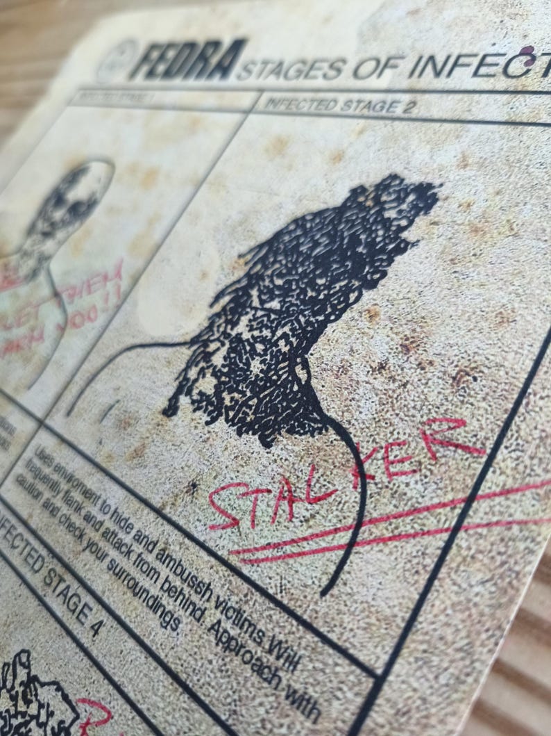 Stages of Infection Print Prop - Etsy