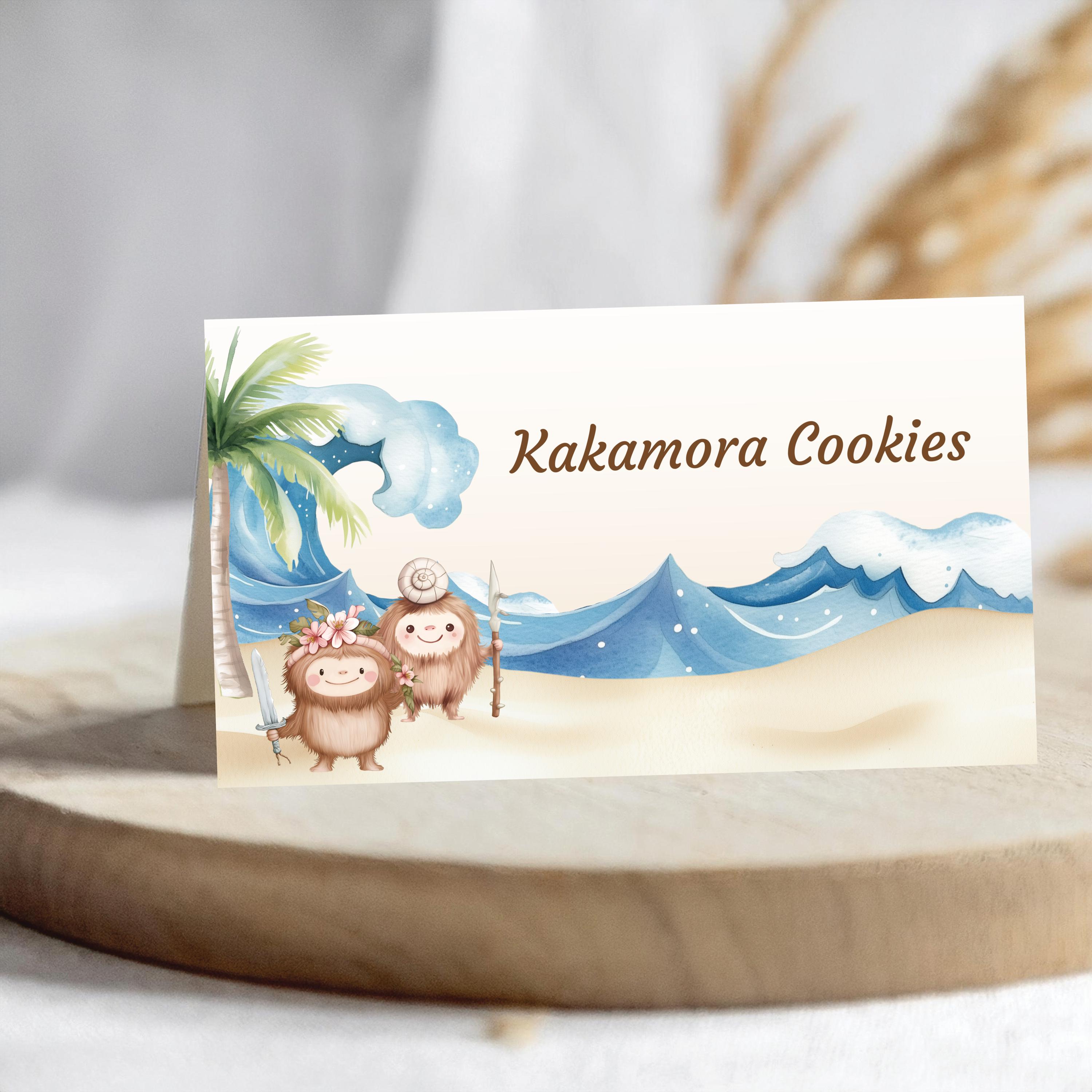 Editable Moana Birthday Food Tent, Moana Food Label Template, Moana ...