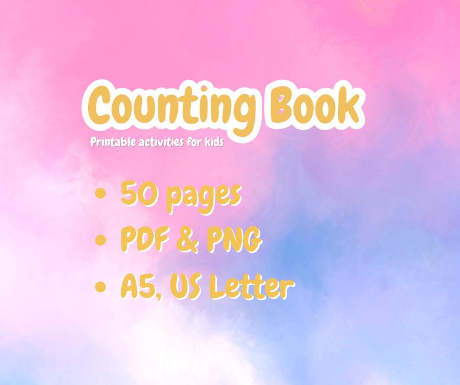 Printable Mathematics Busy Book for Kids, Preschool Number Activities ...