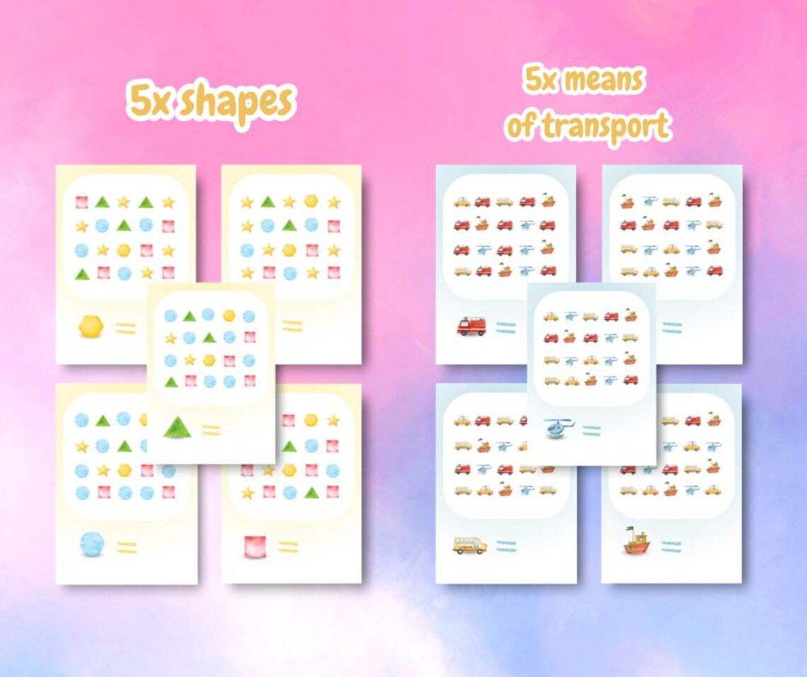 Printable Mathematics Busy Book for Kids, Preschool Number Activities ...