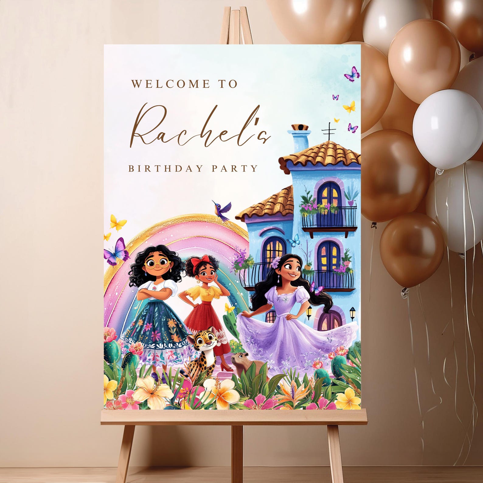 Encanto Printable Personalized Kids Birthday Party Invitation, Mirabel ...