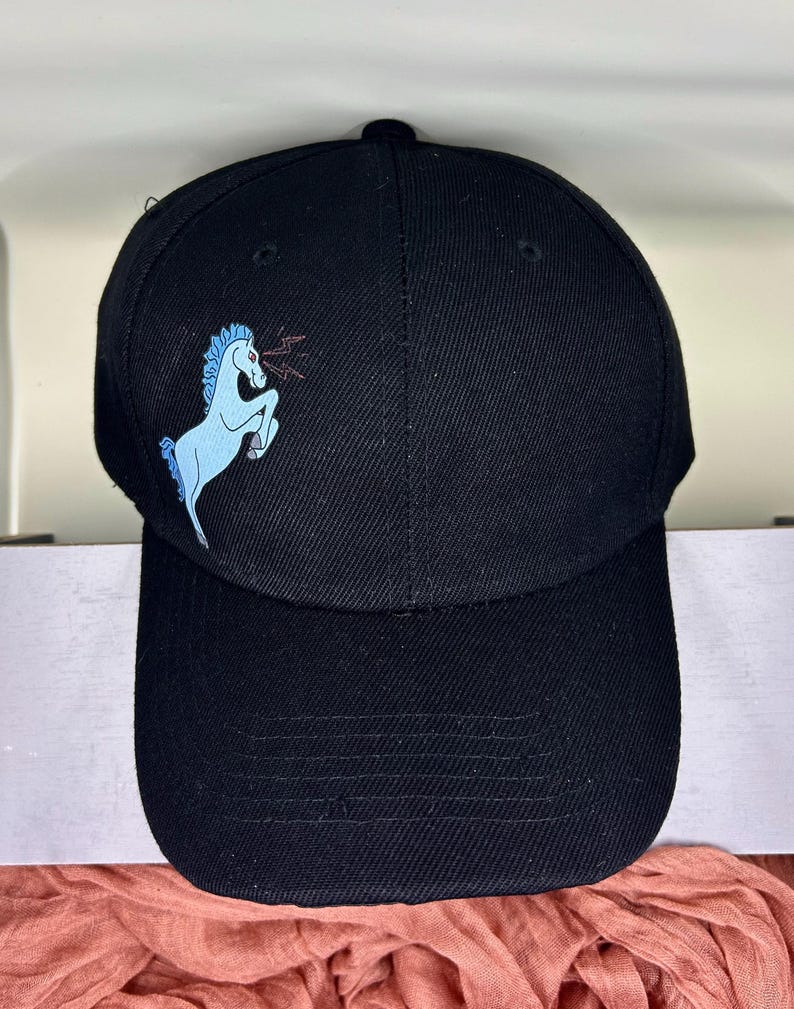 Blucifer Baseball Cap – Black Cap Featuring Denver’s Iconic Blue Horse ...