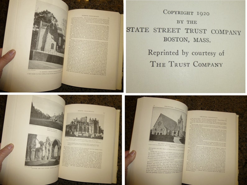 1936 Book: Towns of New England and Old England Ireland and | Etsy