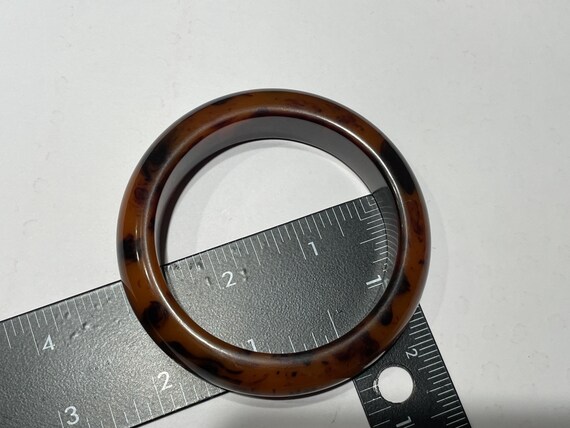 VINTAGE BAKELITE. Light and Dark Brown & Black Swirle… - Gem