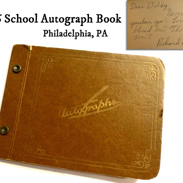 Friends Autograph Book - Etsy