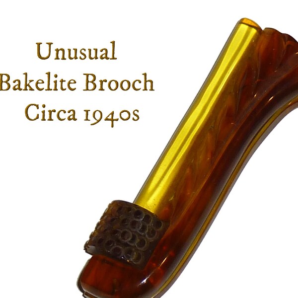 Bakelite Pin - Etsy