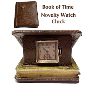 1950s Vintage Novelty Pop-up Watch Clock. book of - Etsy