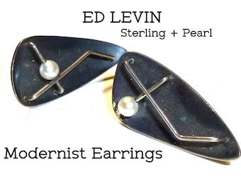 Ed Levin Earrings - Etsy