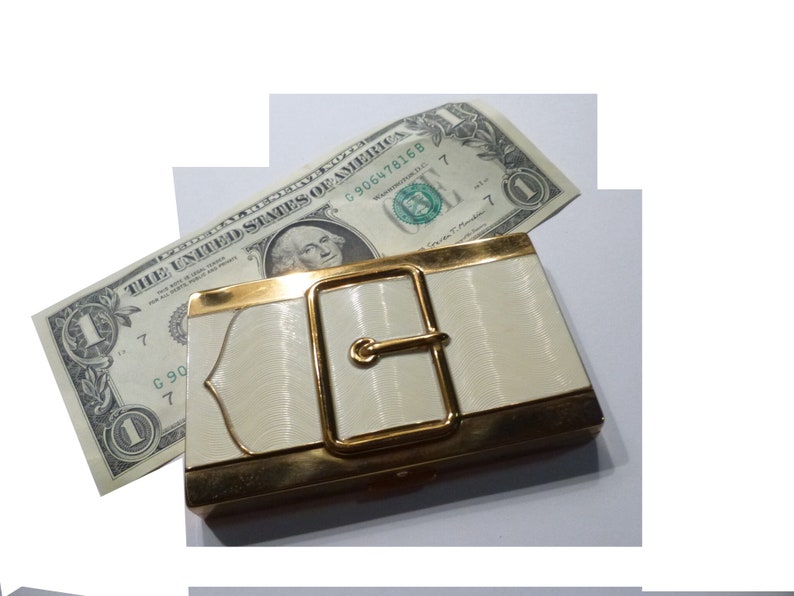 COTY Buckle Compact and Original Box. 1940s Double Vanity Coty - Etsy