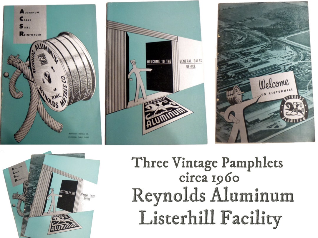 Three Reynolds Aluminum Vintage Pamphlets Circa 1960. Welcome - Etsy