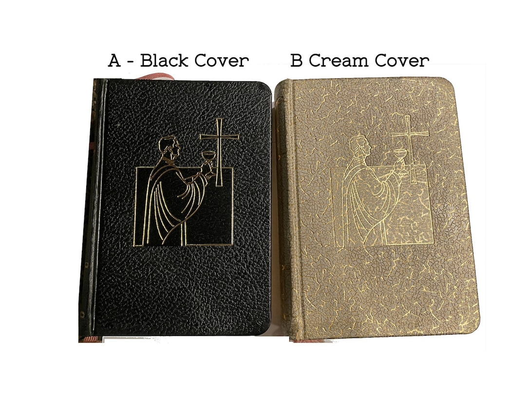 1960 Missal Old School Catholic Book the Missal Containing All the ...
