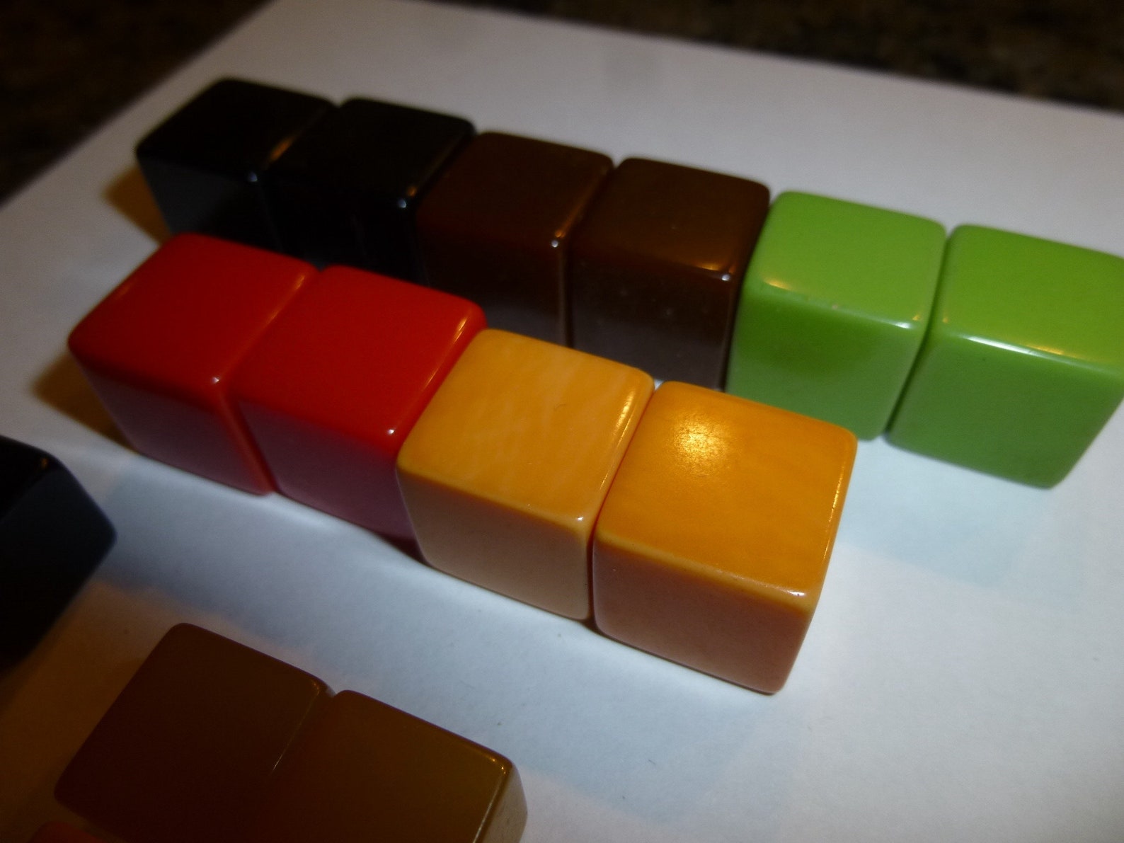 28 Bakelite Square Dice Blank Cubes for Crafting Jewelry - Etsy
