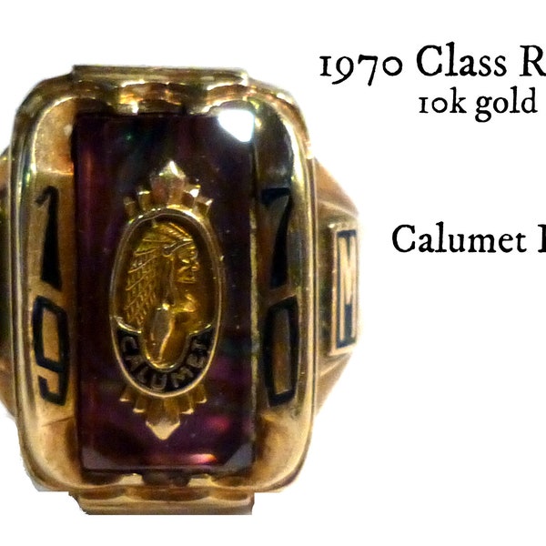 High School Class Ring - Etsy