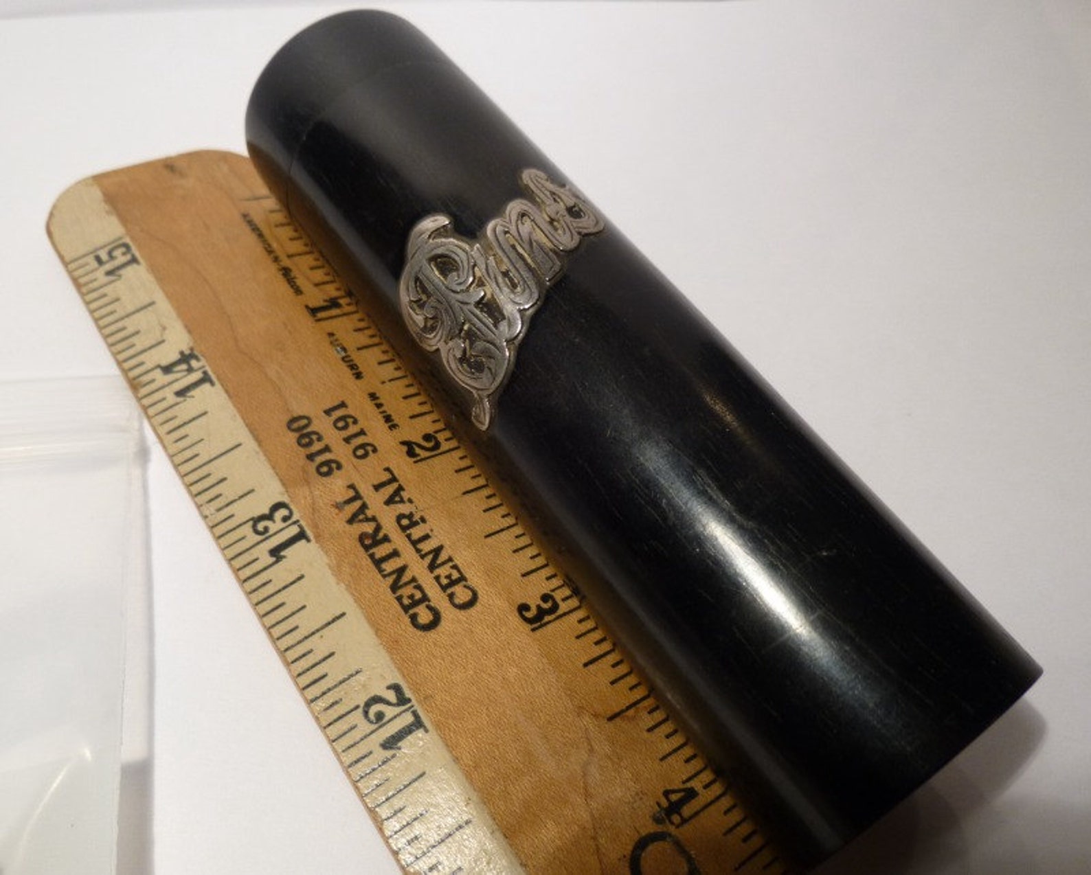 Victorian Round Ebony Hat Pin Box or Container With Silver. | Etsy