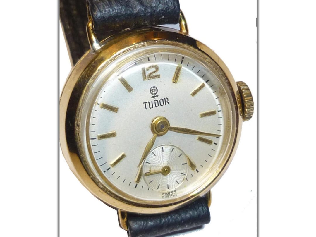 Vintage 9k Gold Tudor Rolex Ladies Watch, 1987, Swiss Movement - Etsy