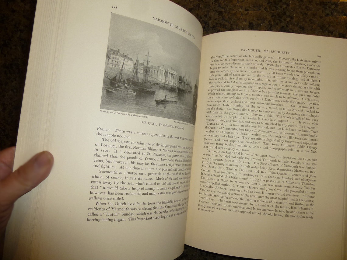 1936 Book: Towns of New England and old England Ireland and | Etsy