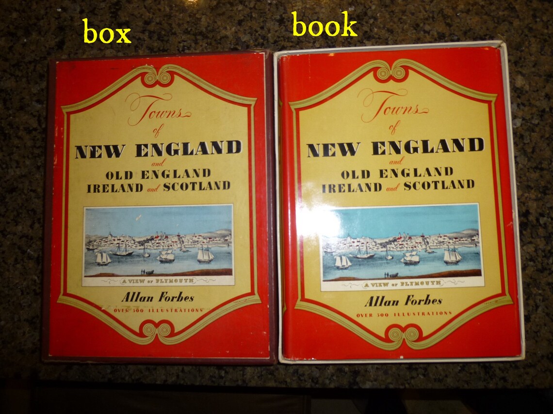 1936 Book: Towns of New England and Old England Ireland and | Etsy