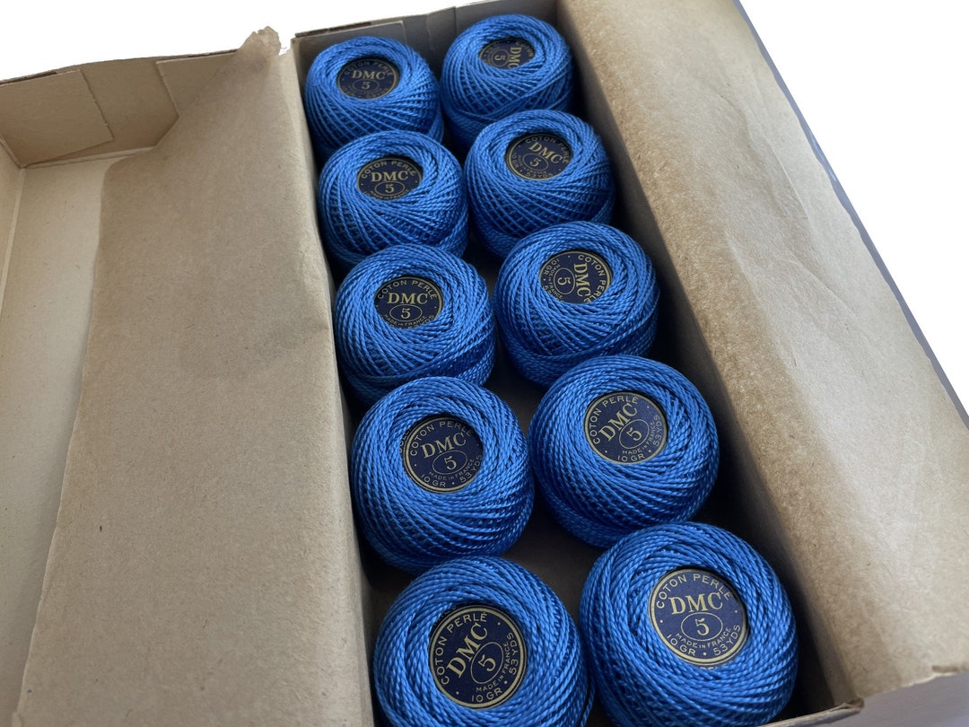 Vintage DMC #5 Perle Cotton . Original Box of 10 Balls. Color is ...