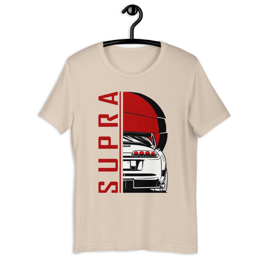 Toyota Supra T-shirt, Iconic Desing for Car Lovers, Car Print Clothing ...