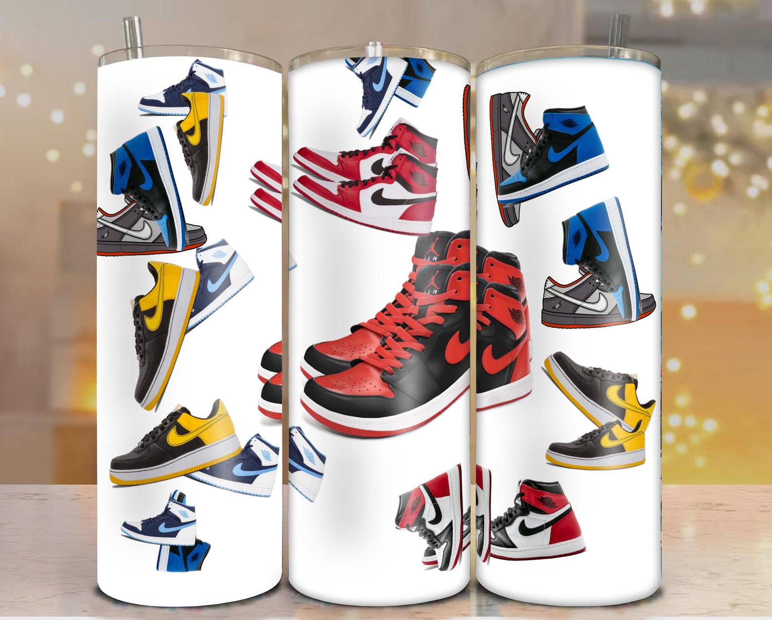 Nike Sneaker, Skinny Tumbler Wrap 20oz Sublimation Wrap | JPG Digital ...