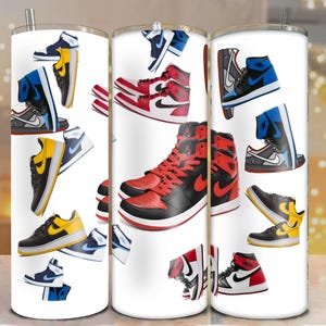 Nike Sneaker, Skinny Tumbler Wrap 20oz Sublimation Wrap | JPG Digital ...