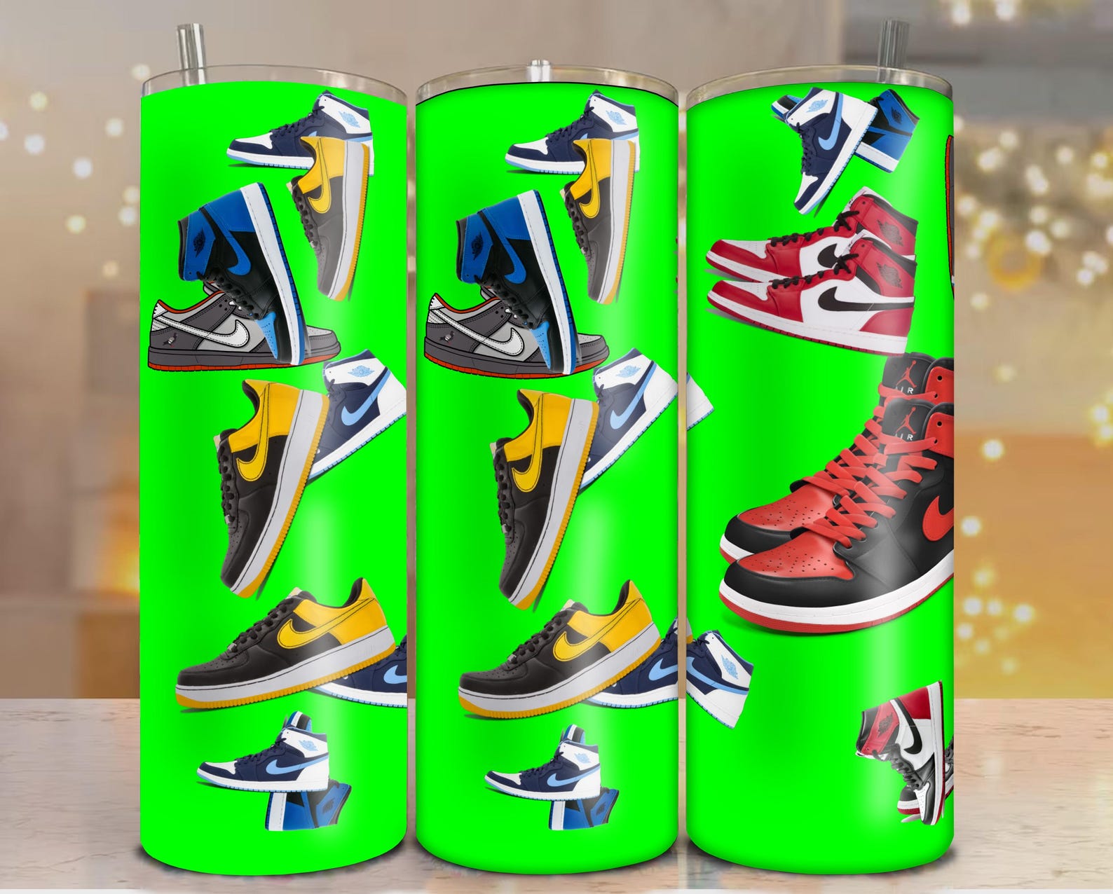 Nike Sneaker, Skinny Tumbler Wrap 20oz Sublimation Wrap | JPG Digital ...