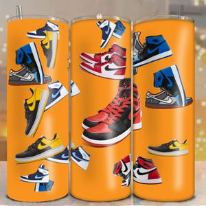 Nike Sneaker, Skinny Tumbler Wrap 20oz Sublimation Wrap | JPG Digital ...