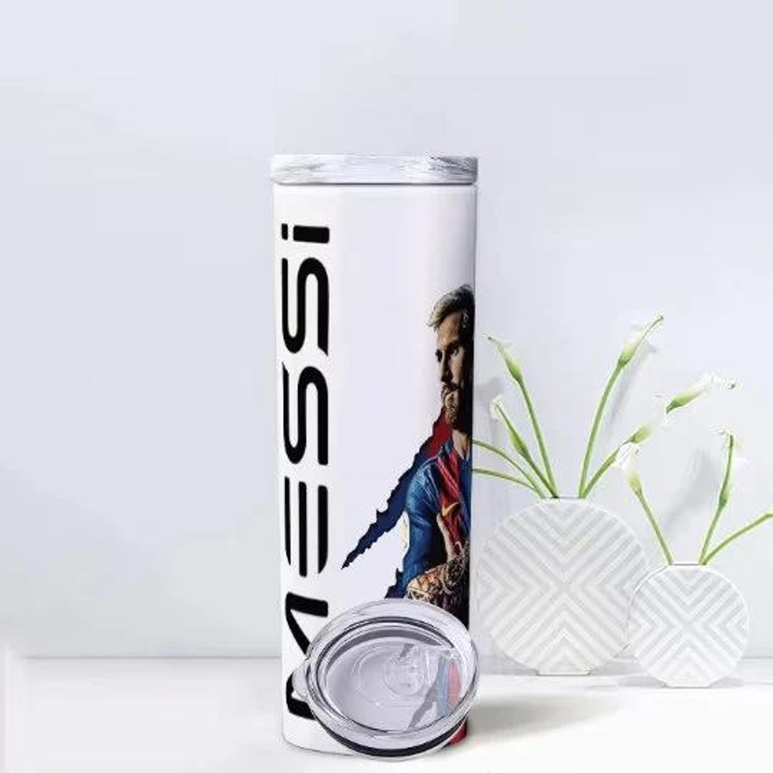 Leo Messi Skinny Tumbler Wrap Digital Download Messi PNG, Skinny ...
