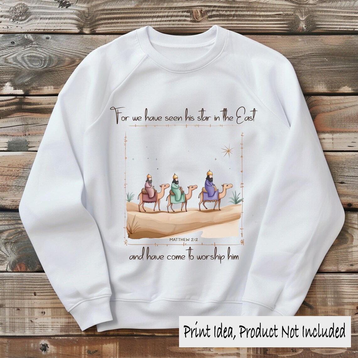 Christmas Nativity Three Wise Men, Clipart, JPG-PNG-SVG, Matthew 2:2 ...