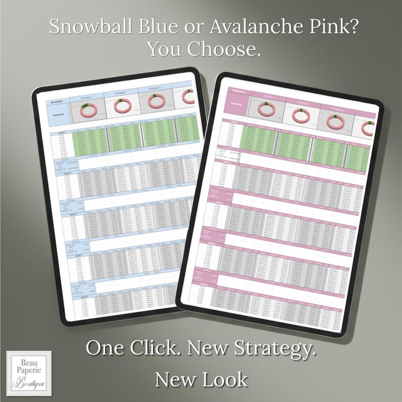 Debt Snowball Spreadsheet Google Sheets Debt Payoff Planner Financial ...