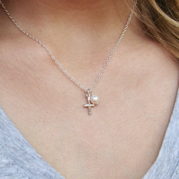 Tween Girl Cross Necklace - Etsy