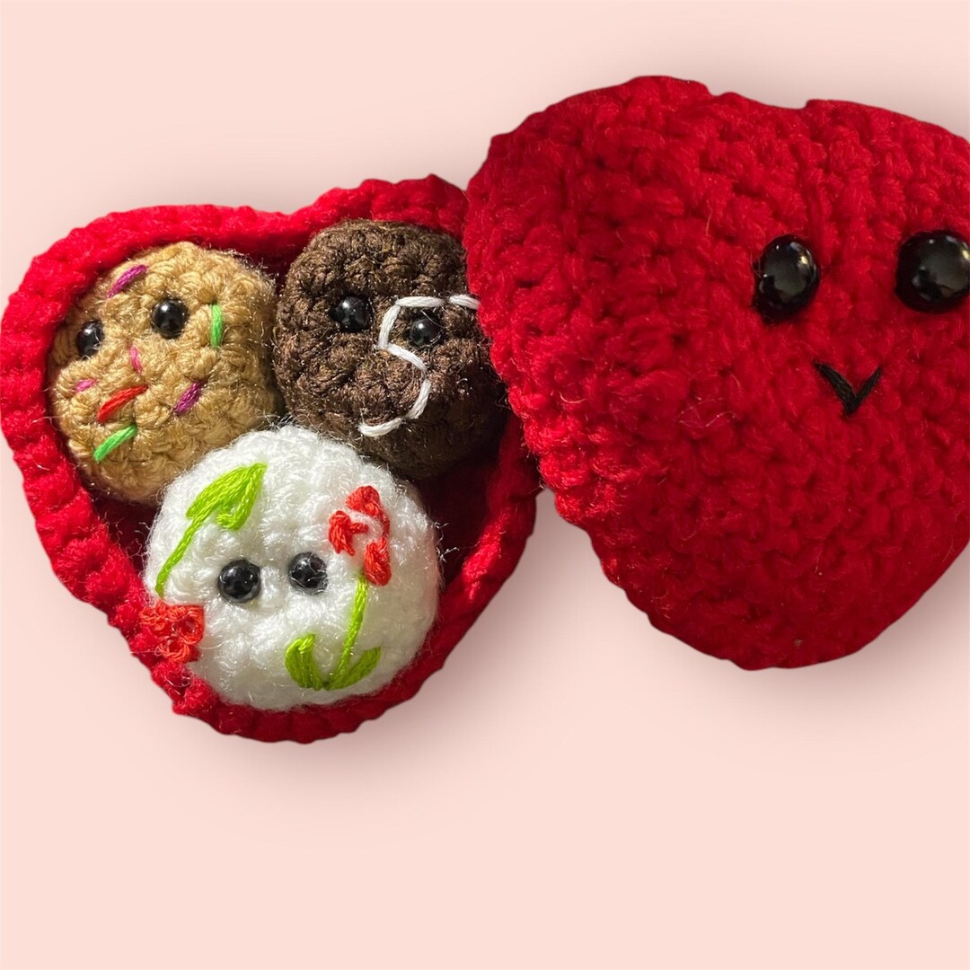 Crocheted Box of Chocolates! - Etsy