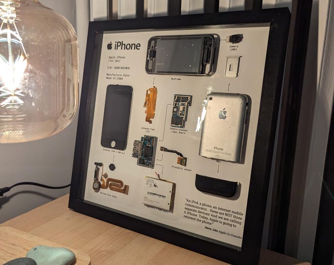 First Gen iPhone Teardown Art – Unique Tech Display - Etsy