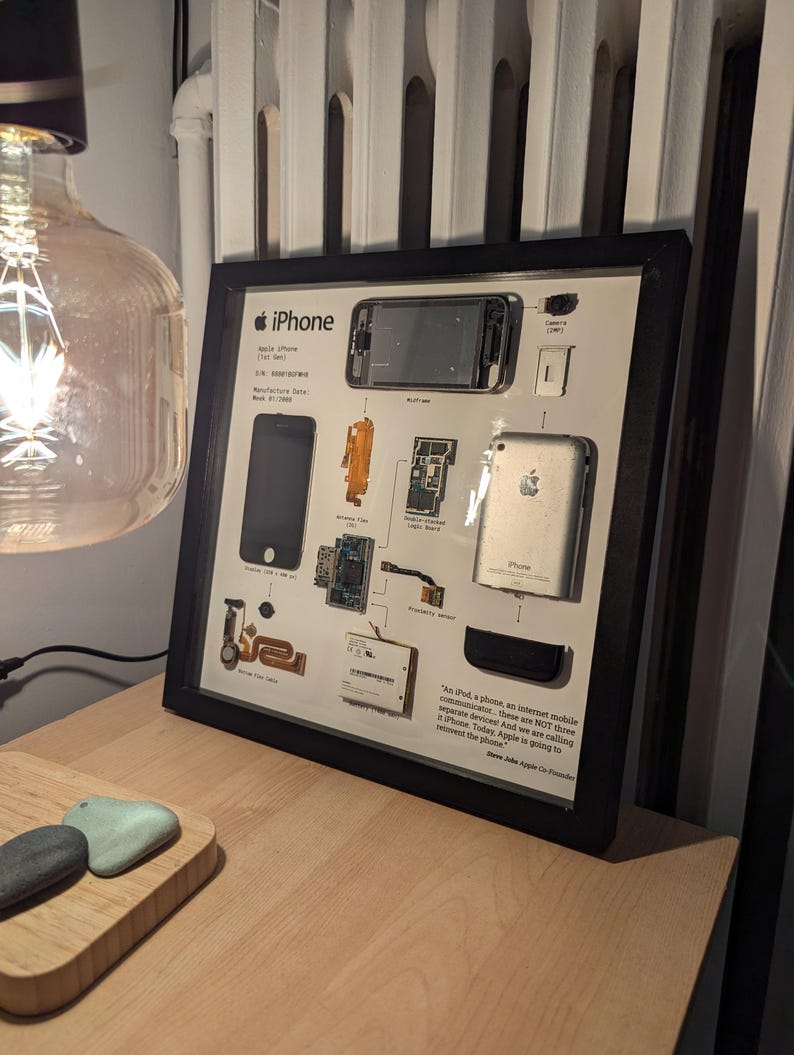 First Gen iPhone Teardown Art – Unique Tech Display - Etsy