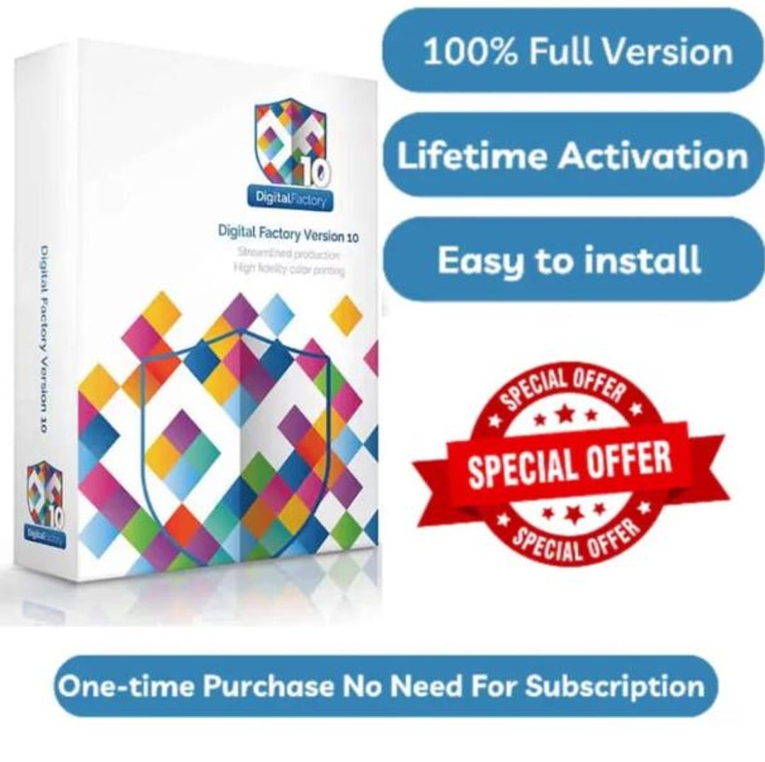 Cadlink Digital Factory V10 Dtf Edition Dtf Software Digital Design ...