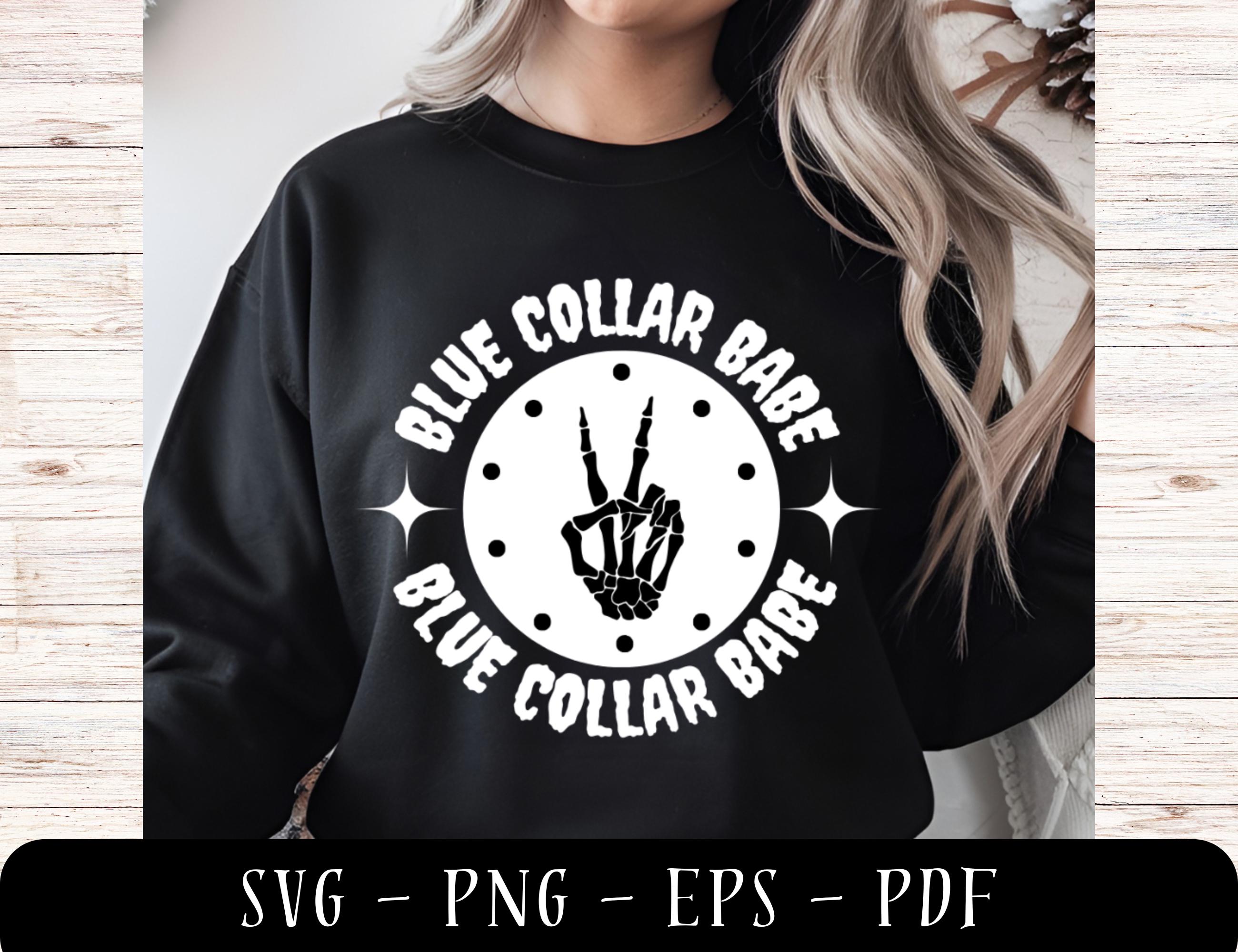 Blue Collar SVG Bundle, Blue Collar Pillow SVG, Blue Collar Mom Svg ...