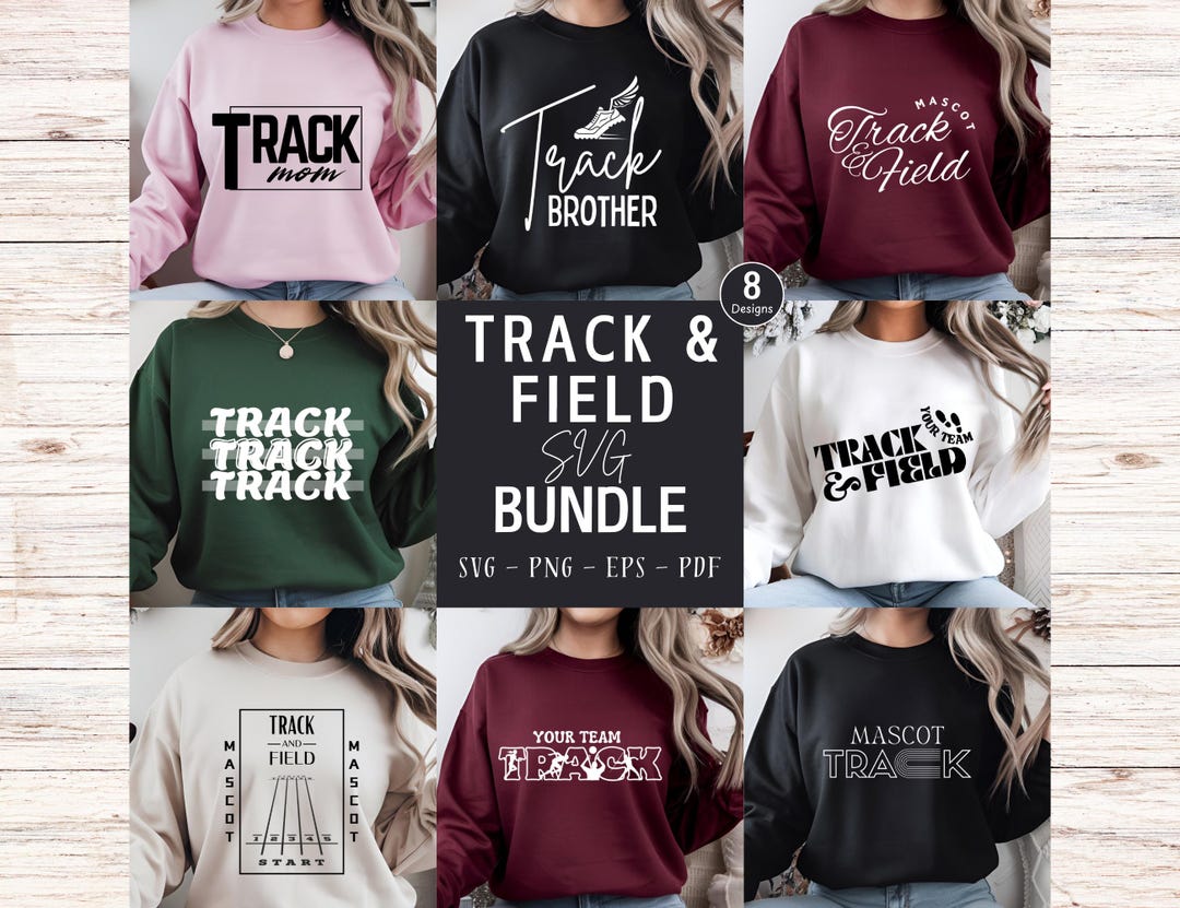 Track and Field Bundle Svg Png, Track Svg Tumbler, Track Team Shirt ...