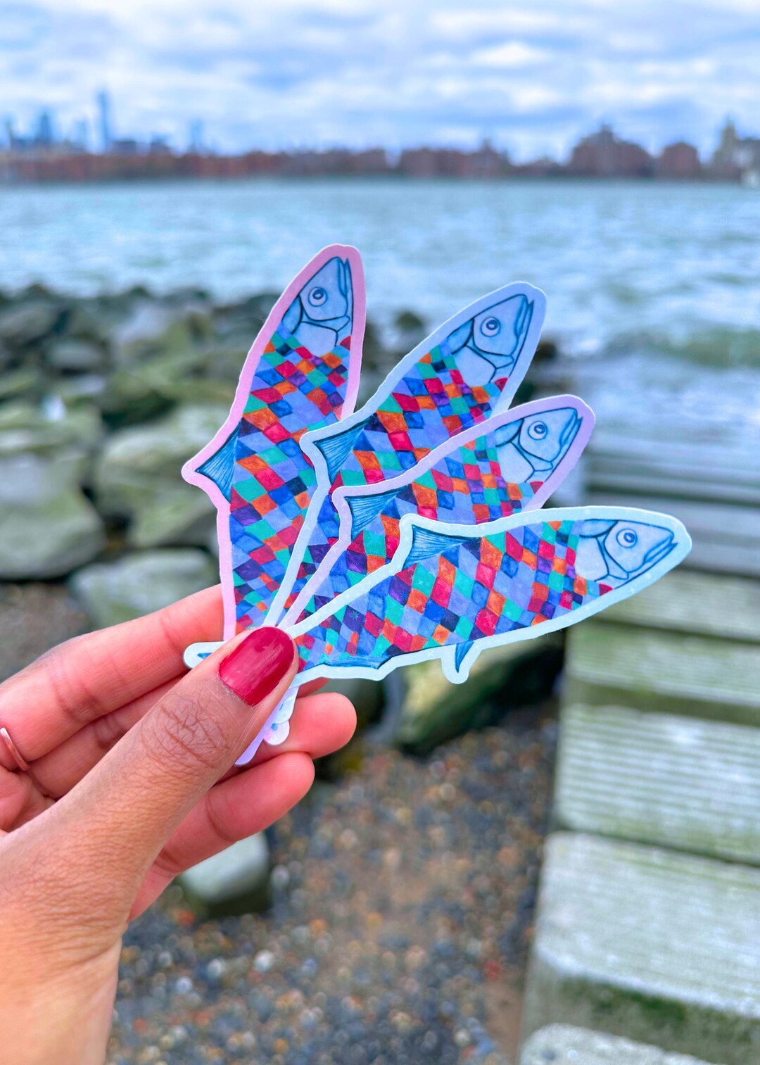 Sardine Sticker Pack - Sardine Tin Artwork, Waterproof Vinyl Stickers ...