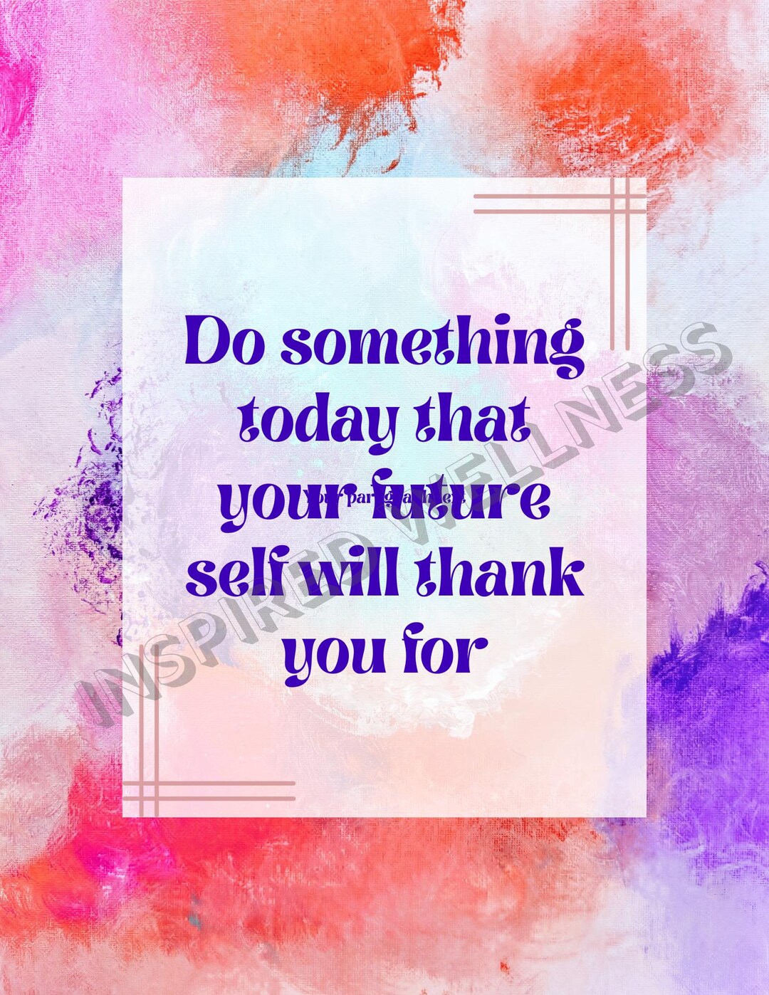 Future Self Motivational Quote Printable - Etsy