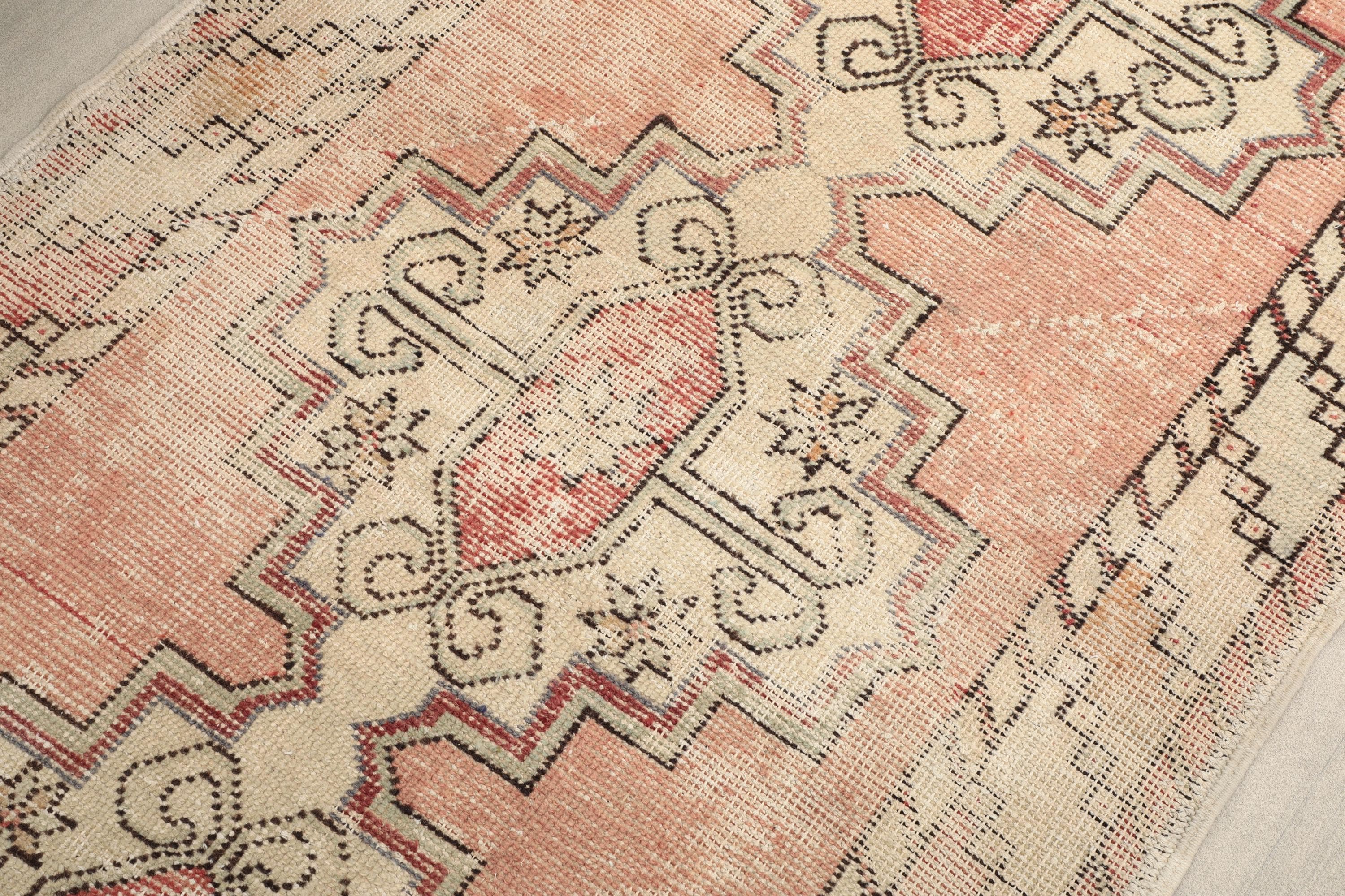 3x10 Orange Colorful Vintage Runner, Oushak Runner, Turkish Bohemian ...