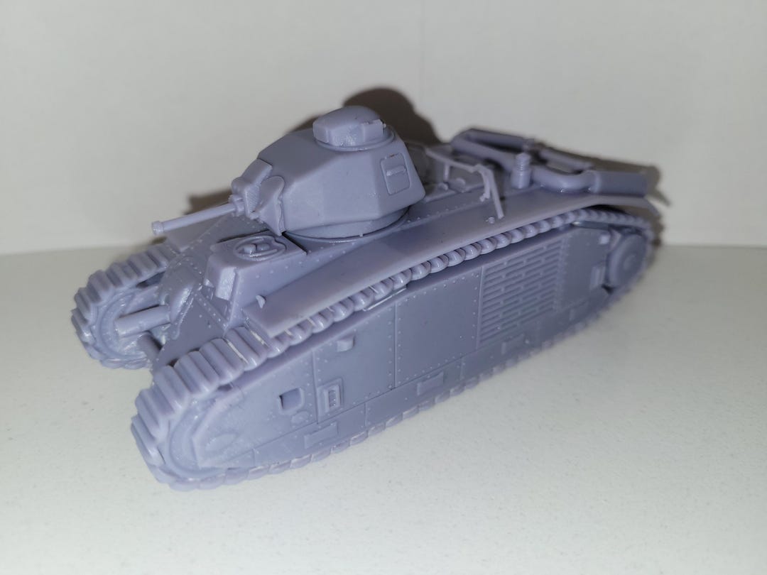 French Char B 28mm 1/56 Scale 3D Printed Resin Hollow Hull - Etsy