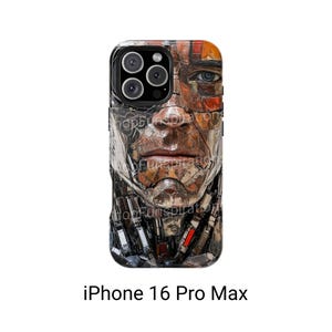 Terminator iPhone Case Cyberpunk Style Phone Case for iPhone 14 15 16 ...