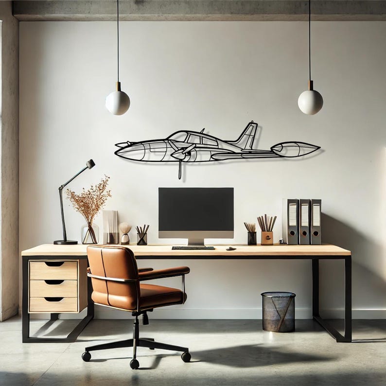 310R Angle Silhouette Metal Wall Art, Plane Wall Art, Airplane Wall Art ...