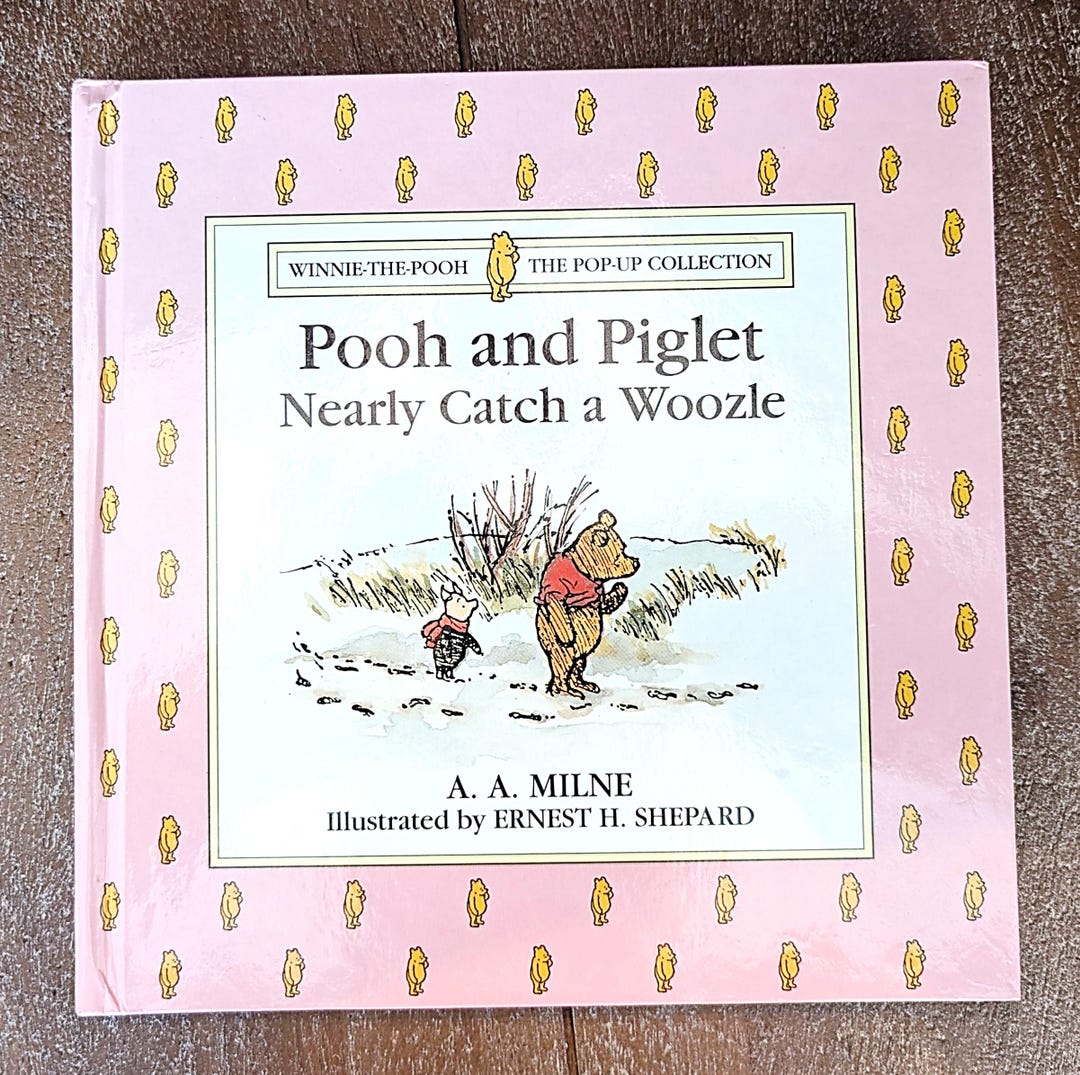Pooh and Piglet Nearly Catch a Woozle Pop-up Storybook - Etsy