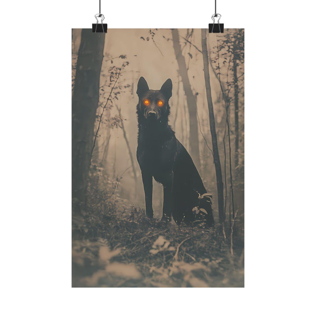 Copy of SCP 023 - the Black Shuck - Premium Matte Paper Poster, SCP ...