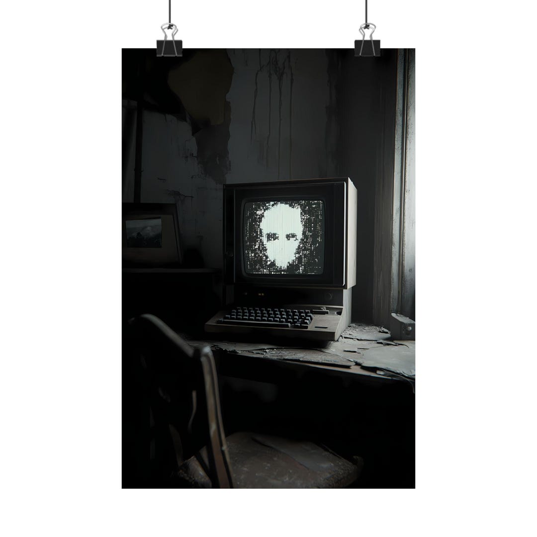 SCP 079 - Old AI - Premium Matte Paper Poster, Photo, Cryptid Photo ...